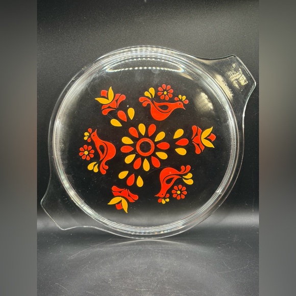 Pyrex | Kitchen | Vintage Pyrex 475 C5 Friendship Birds Clear Glass ...